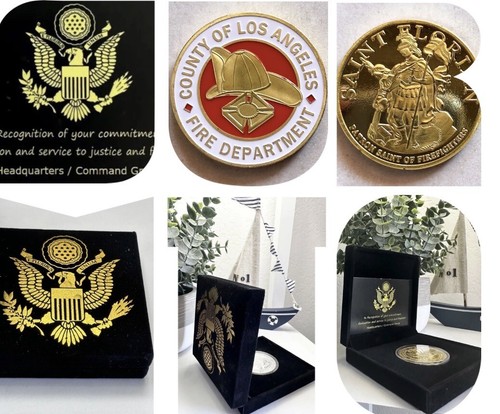 LOS ANGELES COUNTY FIRE DEPT Challenge Coin USA | eBay