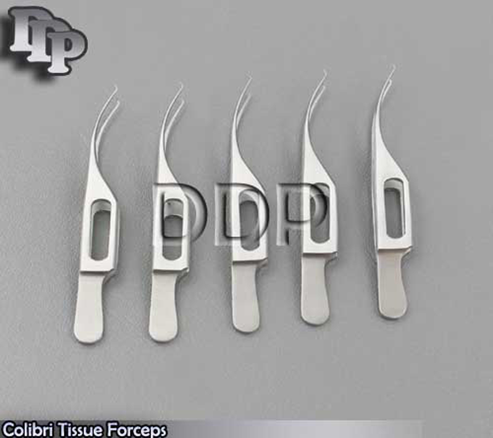 Colibri Tissue Forceps 1x2 Teeth Eye Microsurgery Instruments 5 Pieces ...