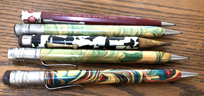 5 Vintage Colorful Pencils - American Pencil Co Blaisdell Red Goose | eBay