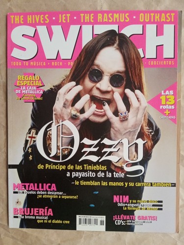 OZZY OSBOURNE SWITCH MEXICAN MAGAZINE MEXICO SPANISH APRIL 2004 | eBay