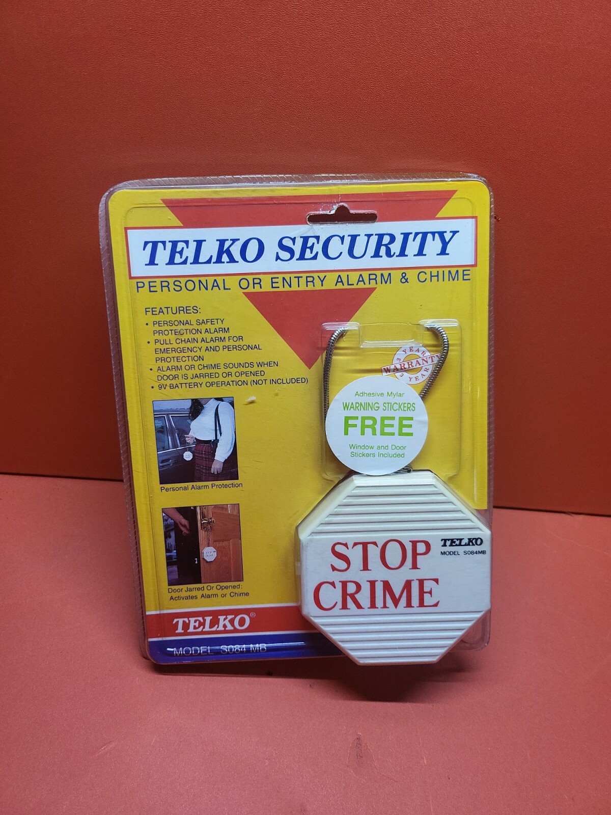 New Telko Security Personal and Entry Alarm / Charm Stop Crime ~ Model ...