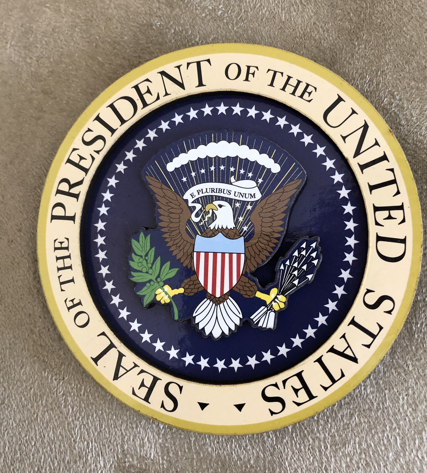 GEORGE W BUSH TOY BEAR 43rd PRESIDENT USA RED WHITE BLUE FLAG ...