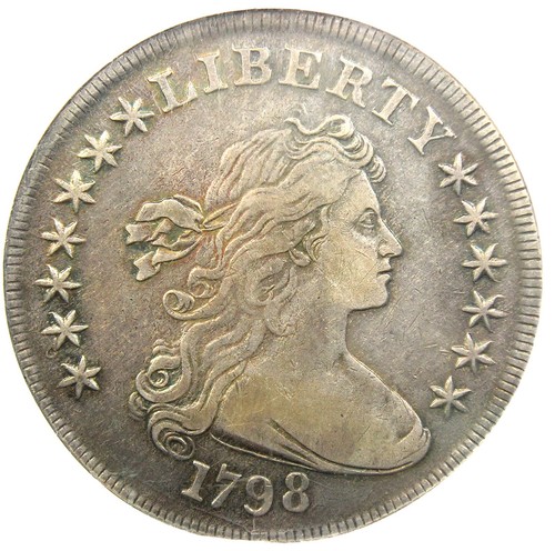 1798 Draped Bust Silver Dollar $1 Coin - Certified NGC VF35 - Rare! | eBay