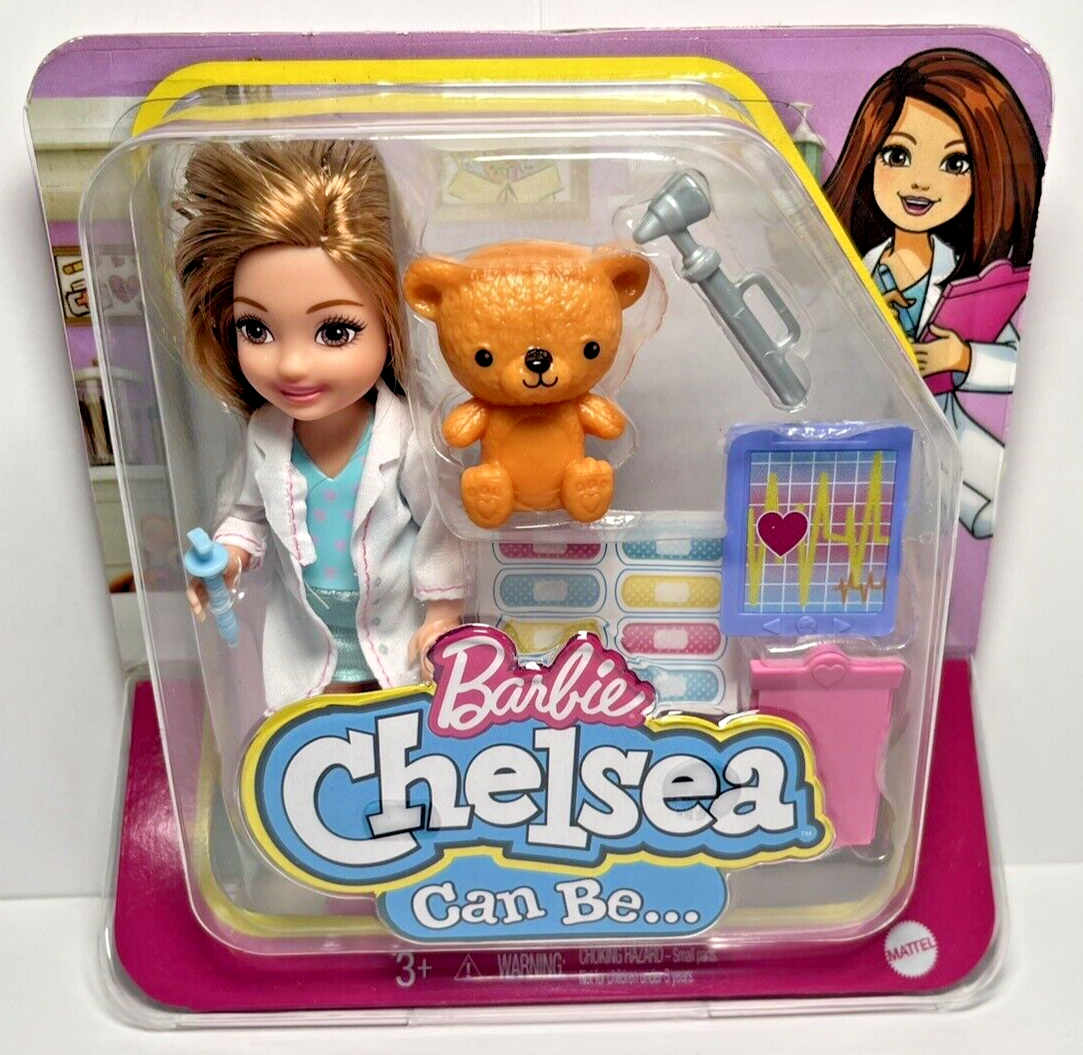 Barbie Club Chelsea Doll - Chelsea Can Be Doctor Doll Bear and ...