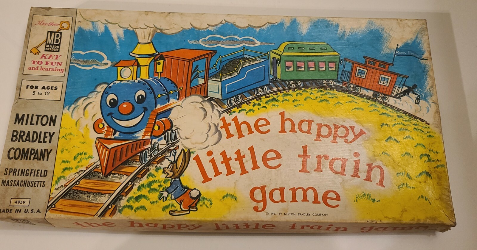 Vintage 1957 The Happy Little Train Board Game by Milton Bradley | eBay