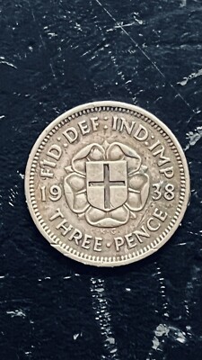 GB King George VI silver 3d coin 1938 87 years ago | eBay UK