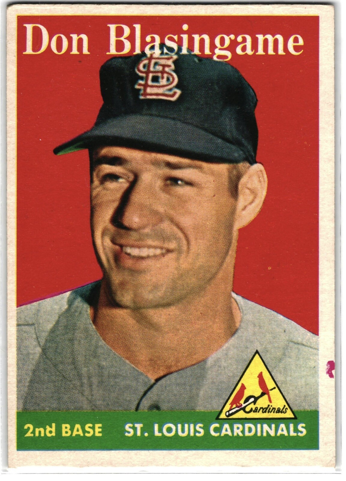 1958 Topps Baseball Don Blasingame St. Louis Cardinals #199 | eBay