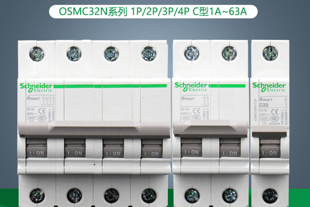Schneider Osmart Mini-circuit breaker OSMC32N 1P2P3P4P C Type ...