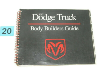 1997 Dodge Trucks Body Builders Guide Service Manual #20 | eBay