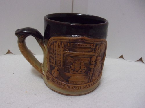 Vintage Stone tankard bought at Tower of London England "Tower Bridge ...