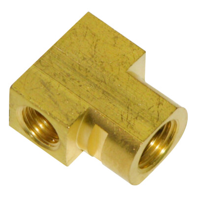 Rear Brake Hose Tee Junction Block With Slot Brass 1967-68 Chevrolet ...