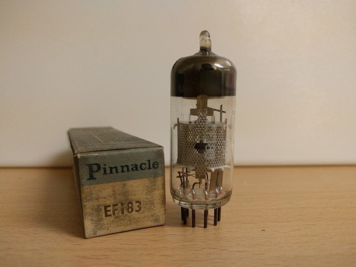 EF183 / 6EH7 Pentode RF Vari Mu Frame Grid Valve / Tube by Pinnacle ...