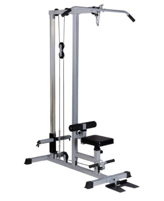 Lat Pull Down Exercise Machine Low Row Bar Cable Fitness Body Workout ...