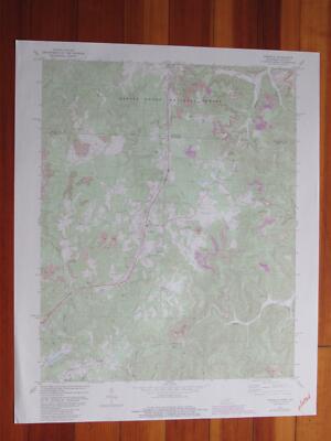 Winfield Tennessee 1983 Original Vintage USGS Topo Map | eBay