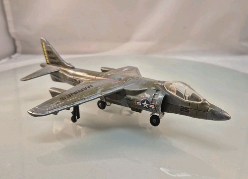 Vintage ERTL Force One US Marines AV-8B Diecast Harrier Jet 7” | eBay
