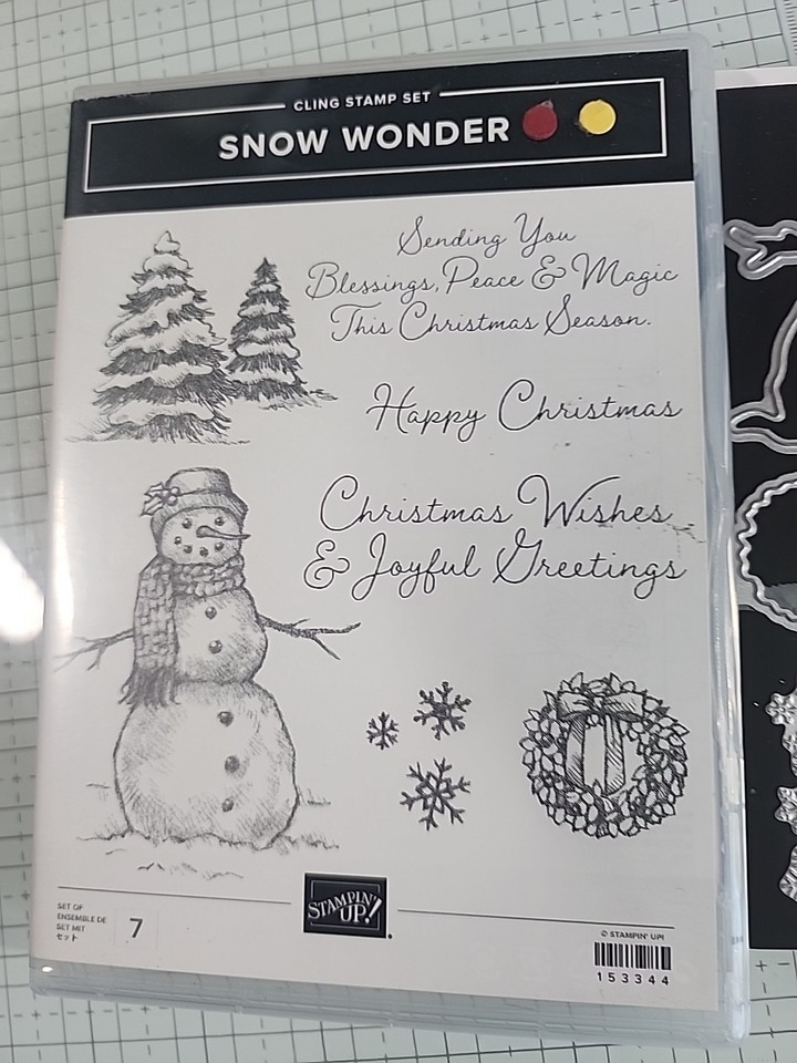 STAMPIN UP! SNOW WONDER BUNDLE (RARE) | eBay