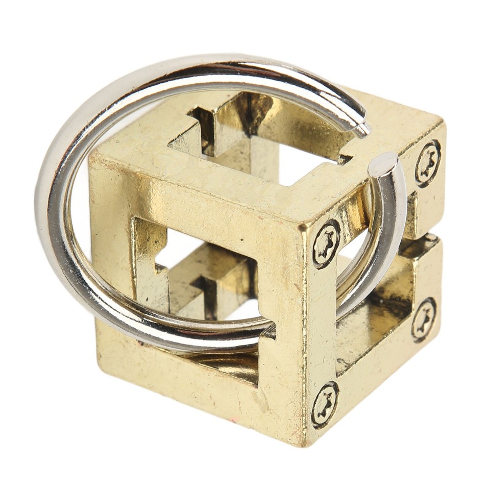 Brain Teaser Puzzle Box Alloy 3D Handheld Puzzle Brain Games Toy For ...