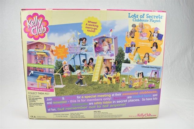 Barbie Kelly Club Lots of Secrets Clubhouse Playset 2001 Mattel for ...