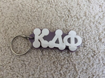 KAPPA DELTA PHI Keychain Key Ring Letters Key Chain NEW, purple and ...