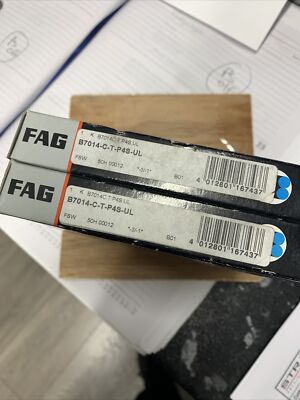 FAG B7014-C-T-P4S-UL Angular Contact Spindle Ball Bearing - High ...