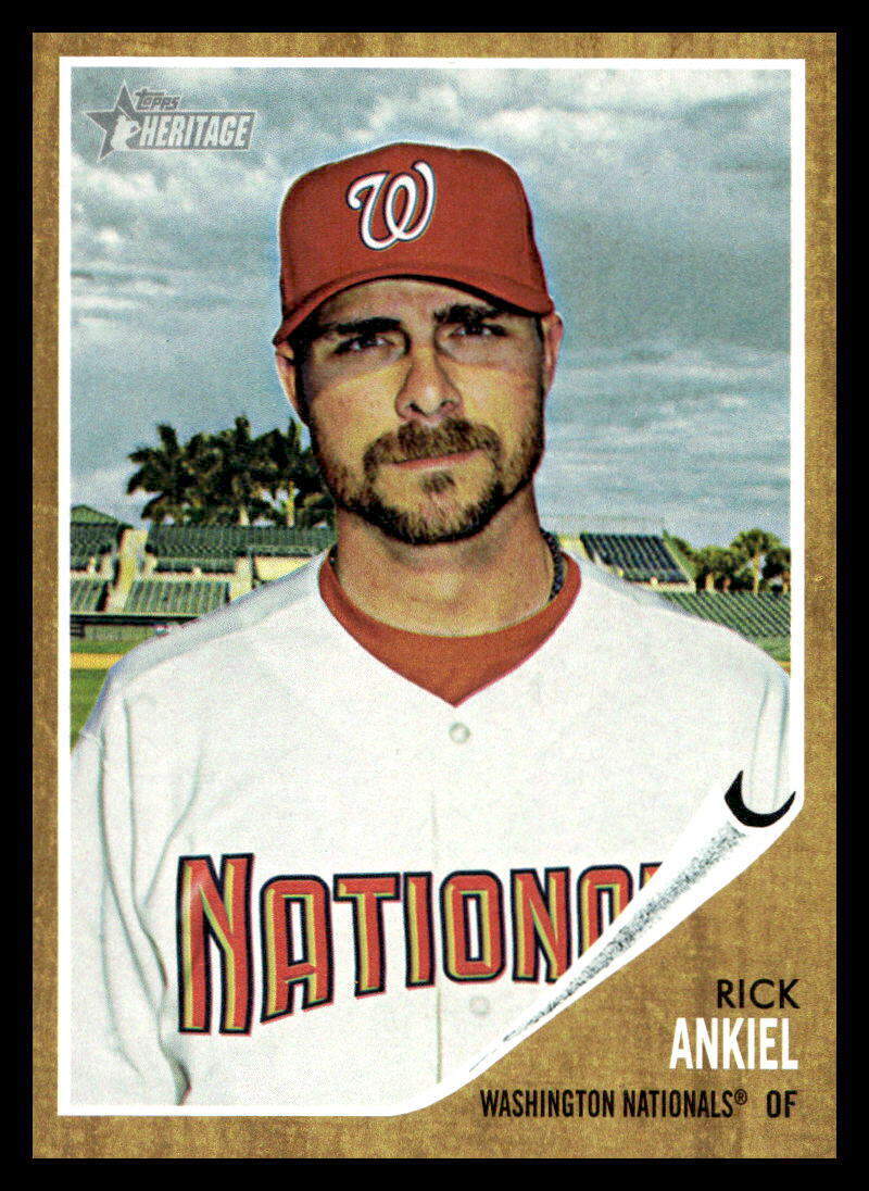 2011 Topps Heritage #186 Rick Ankiel Washington Nationals | eBay