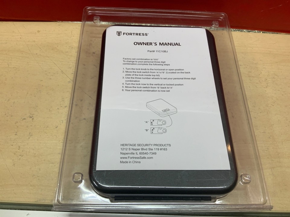 Fortress Portable Security Safe with Combination Lock | eBay