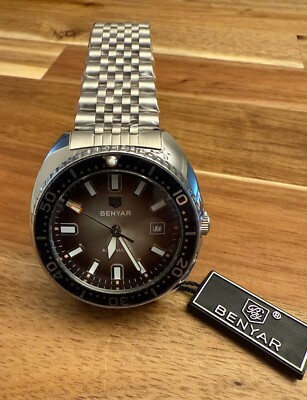 BENYAR Men's Watch, Full Automatic Mechanical Watch with Fashion Hollow ...