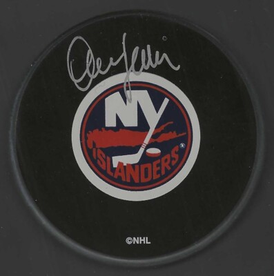 Dave Lewis Signed New York Islanders Puck | eBay