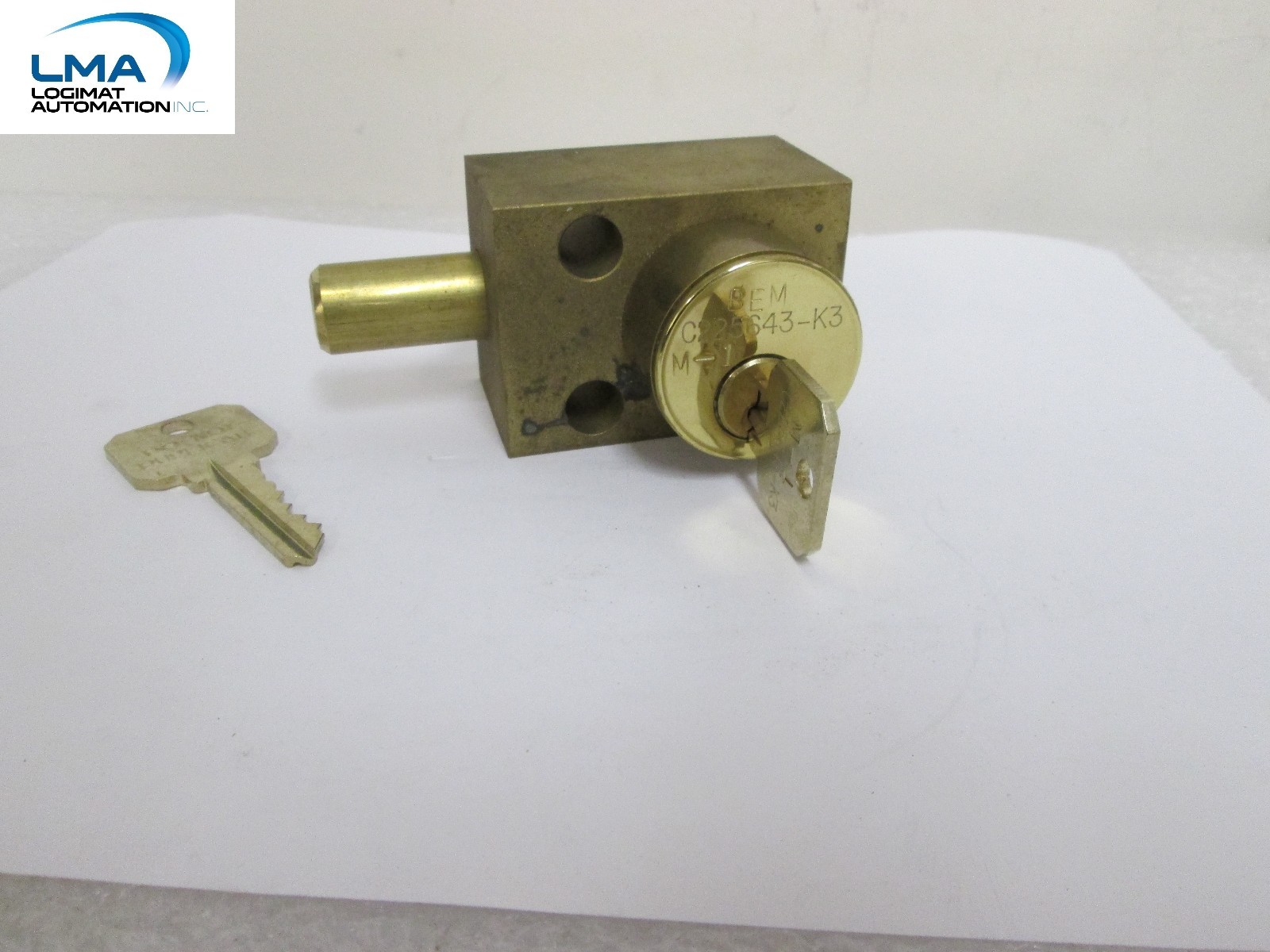 SCHNEIDER KEY BRASS INTERLOCK WITH 2 KEYS C225643-K3 | eBay