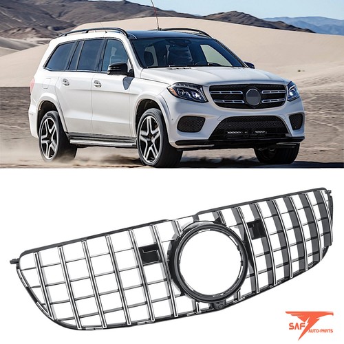GT Front Grille For Mercedes-Benz GLS X166 GLS450 GT Bumper Grill 2016 ...