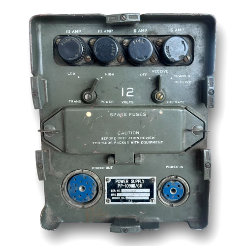 RARE Vintage Collectible Military Radio PP-109/GR 12V Power Supply ...