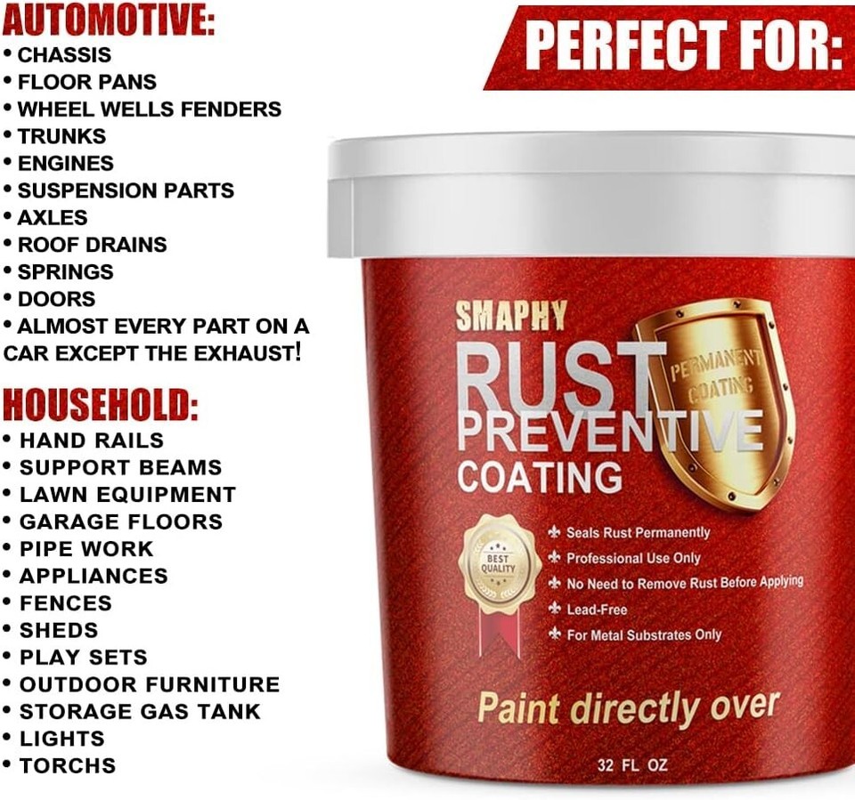 Rust Encapsulator Plus(32 Fluid Ounces) for Maximum Rust Protection ...