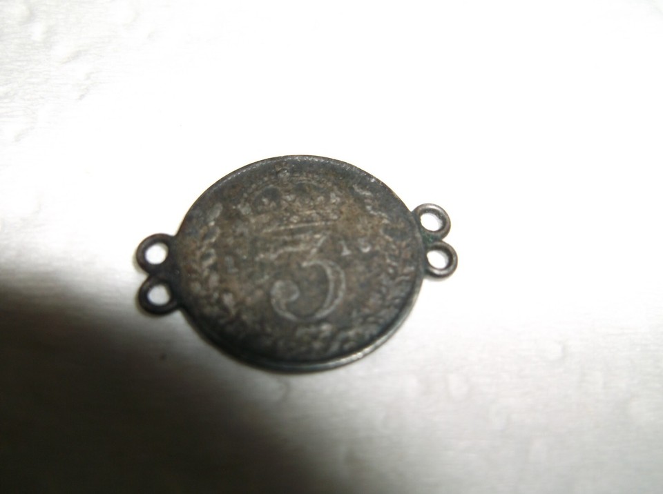 1915 Great Britain 3 Pence Silver Foreign Coin Pendant Altered Coin | eBay