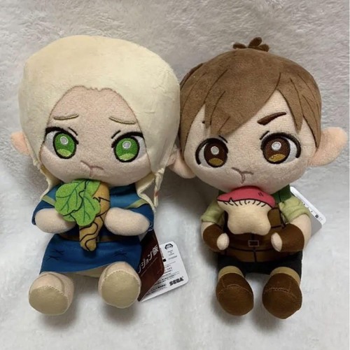Delicious in Dungeon Mogumogu Plush Doll Marcille & Chilc Set of 2 SEGA ...