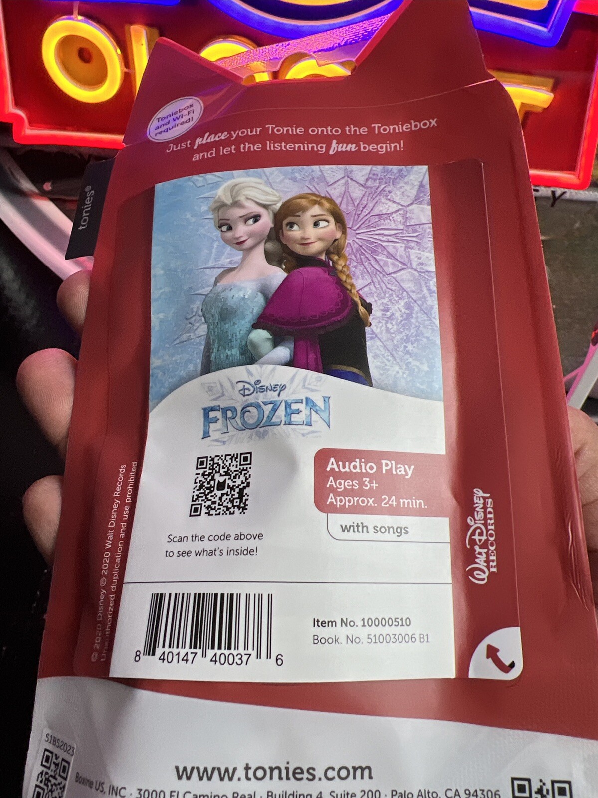 Tonies Disney Frozen Elsa Tonie, Audio Play Figurine (100005100) for ...