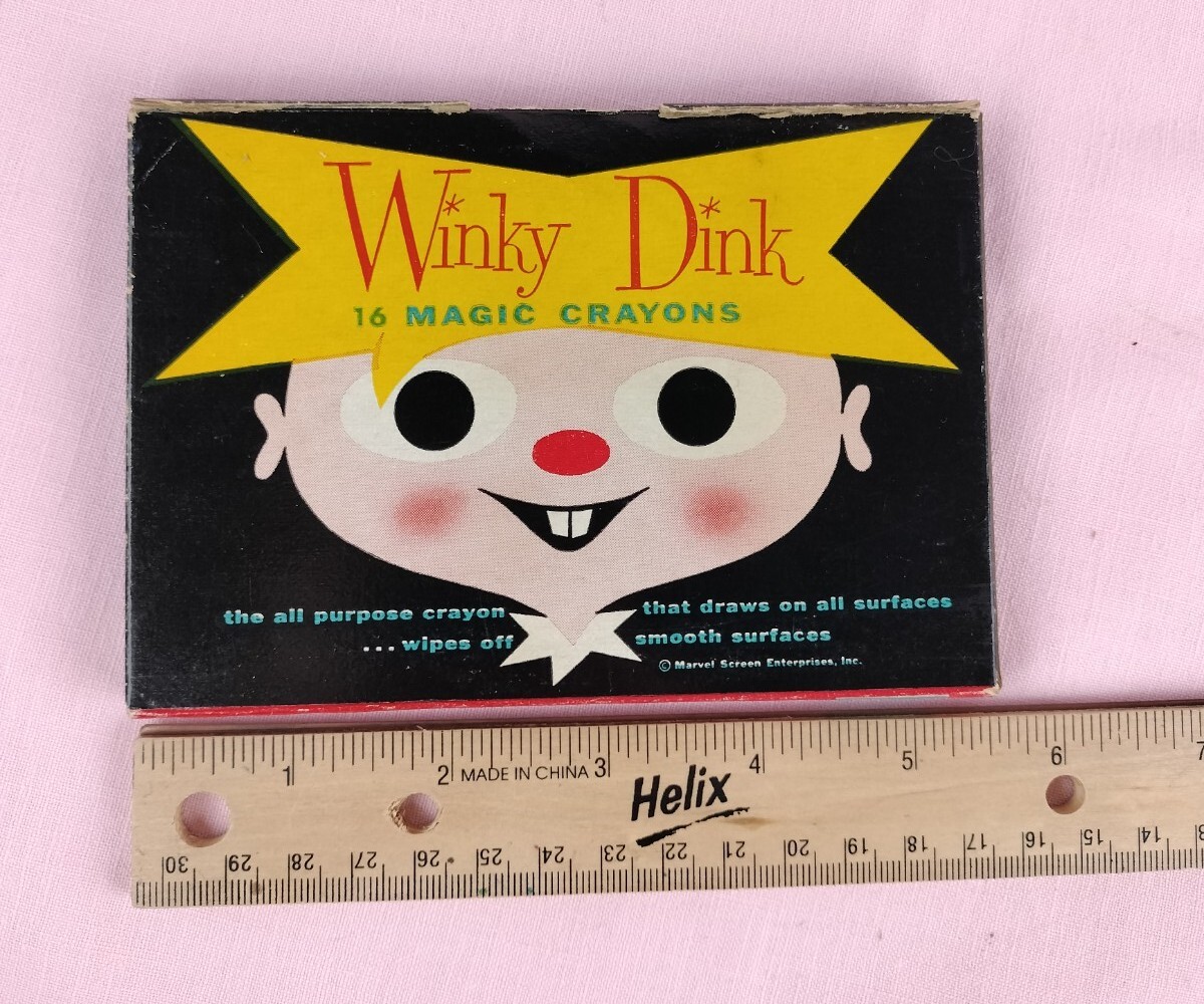 1950s Winky Dink Crayons CBS TV Show Draw On Screen set of 16 | eBay