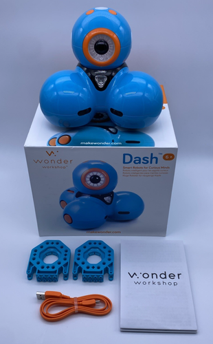 Wonder Workshop DA01 Dash Robot - Blue- Your Interactive Robotic ...