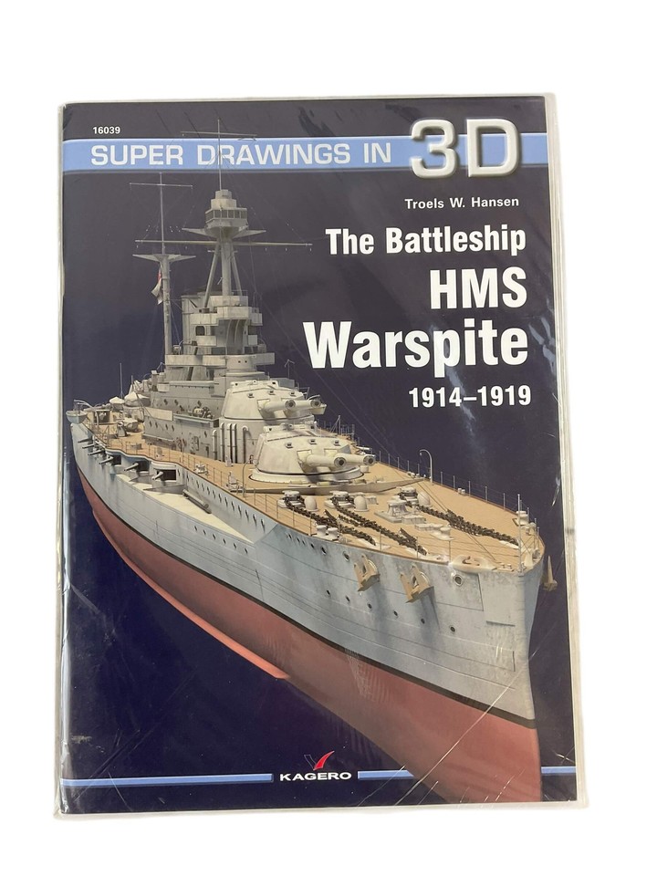 WW1 British RN Navy The Battleship HMS Warspite 1914 to 1919 New ...