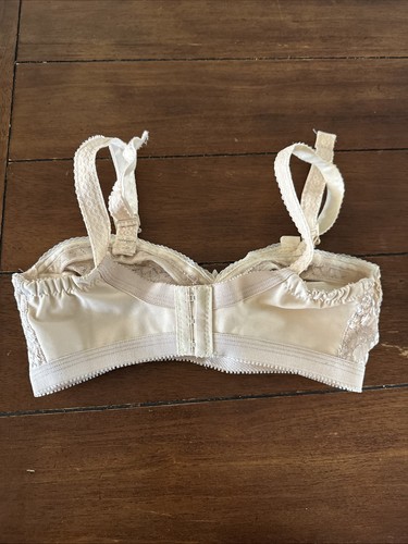 VTG Norvell Bra 32K Full Coverage 874 Floral Lace Soft Cup Cone Bullet ...
