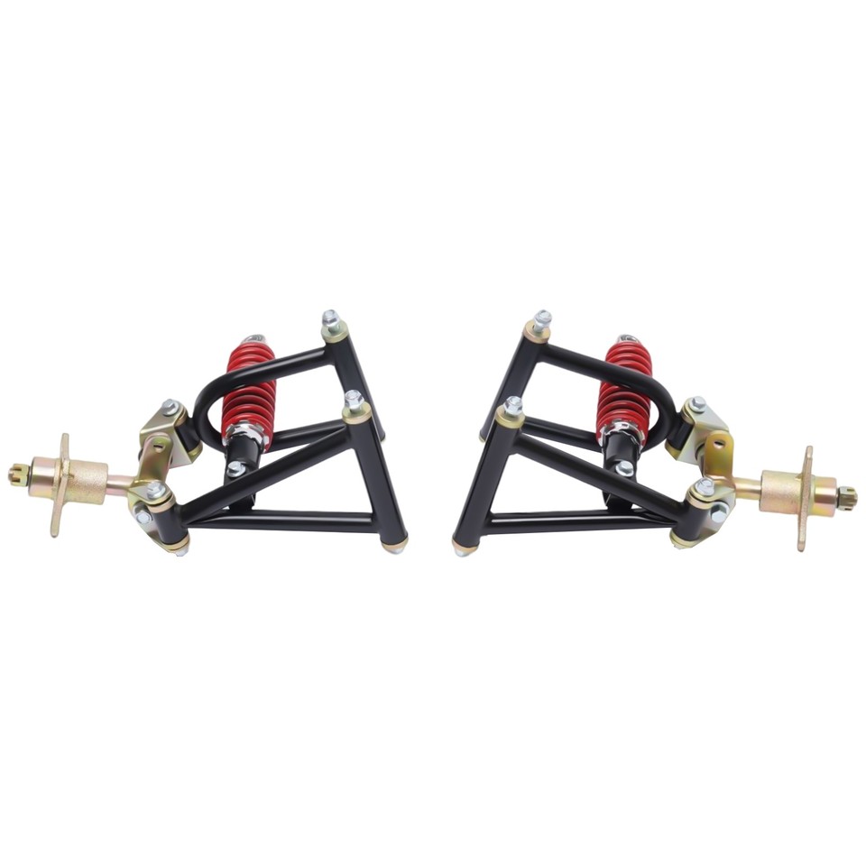 Front Control Arm Suspension Kit Upper Lower Swingarm Fits Quad Bike ...