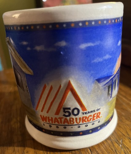 Whataburger 50 year anniversary vintage coffee Mug | eBay