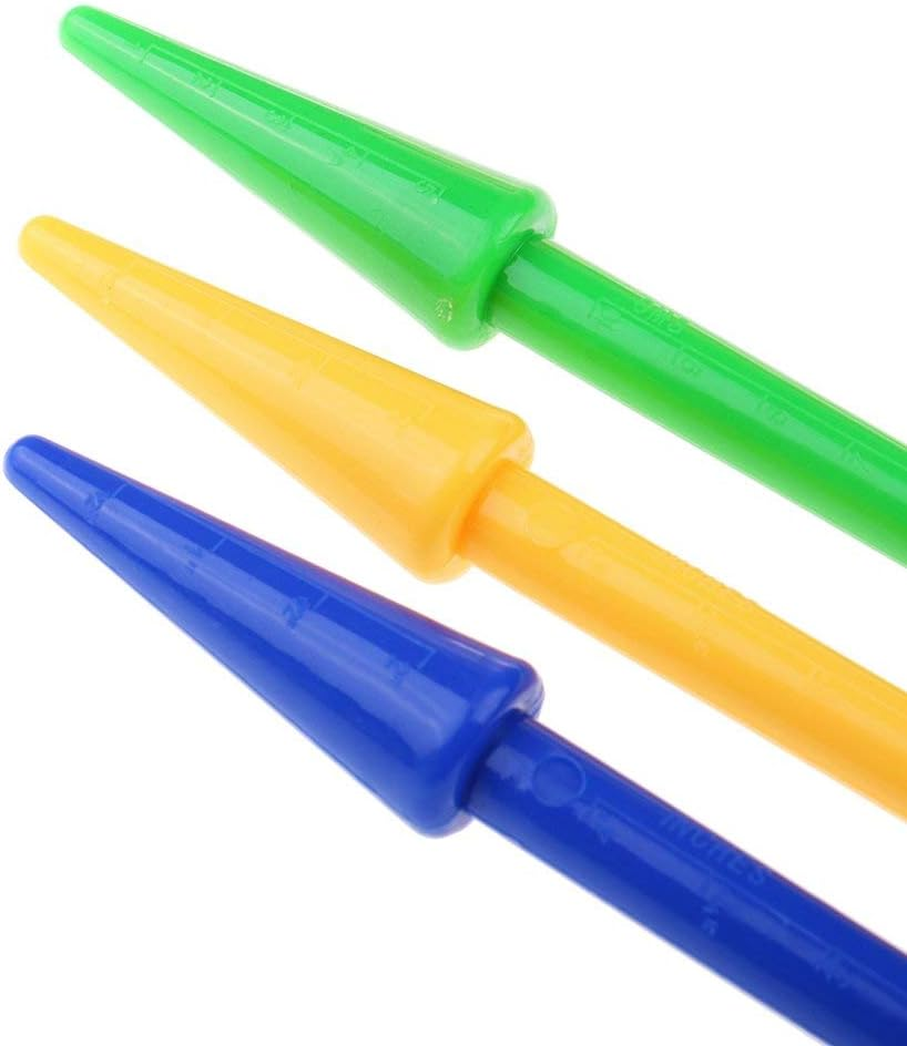 6 Sets (2Pcs/Set) Garden Plastic Seeds Widger Seedlings Dibber Sowing ...