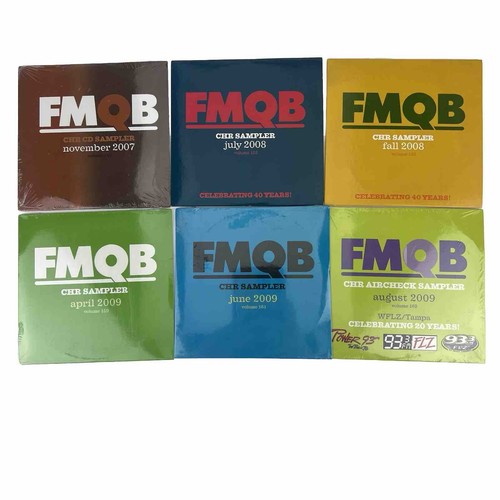 RARE FMQB Radio Sampler Promo CD LOT (6x) RARE MUSIC-INDIE Vol 145-163 ...