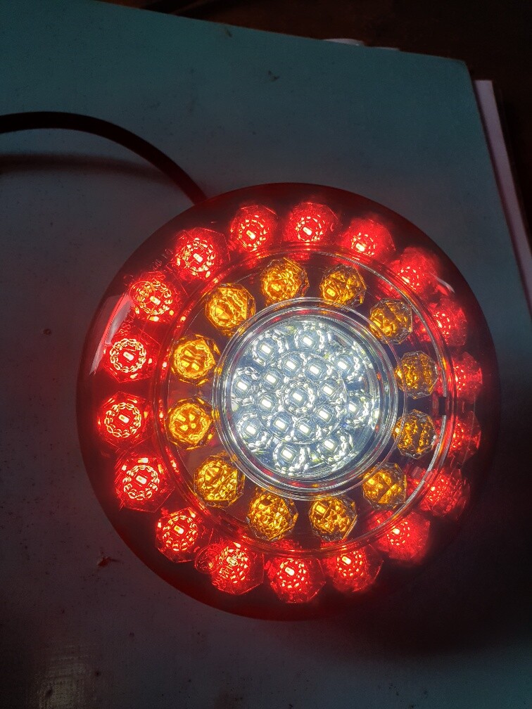 Small Round Led Tail Lights Tail Light LED Brake Or Turn 1 1/4