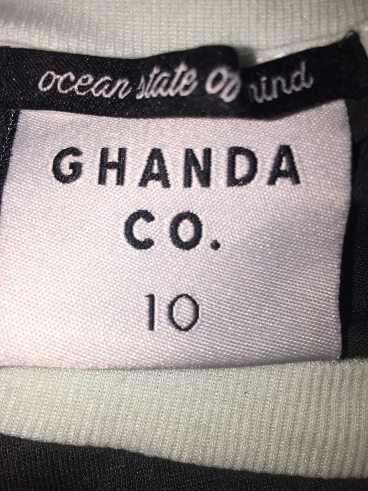 Ghanda Co Top Grey with soft Aqua sleeves Size 10 in VGC | eBay