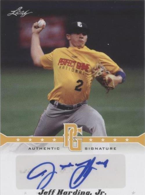 2013 Leaf Perfect Game Showcase - Autographs Jeff Harding Jr. #A-JHJ ...