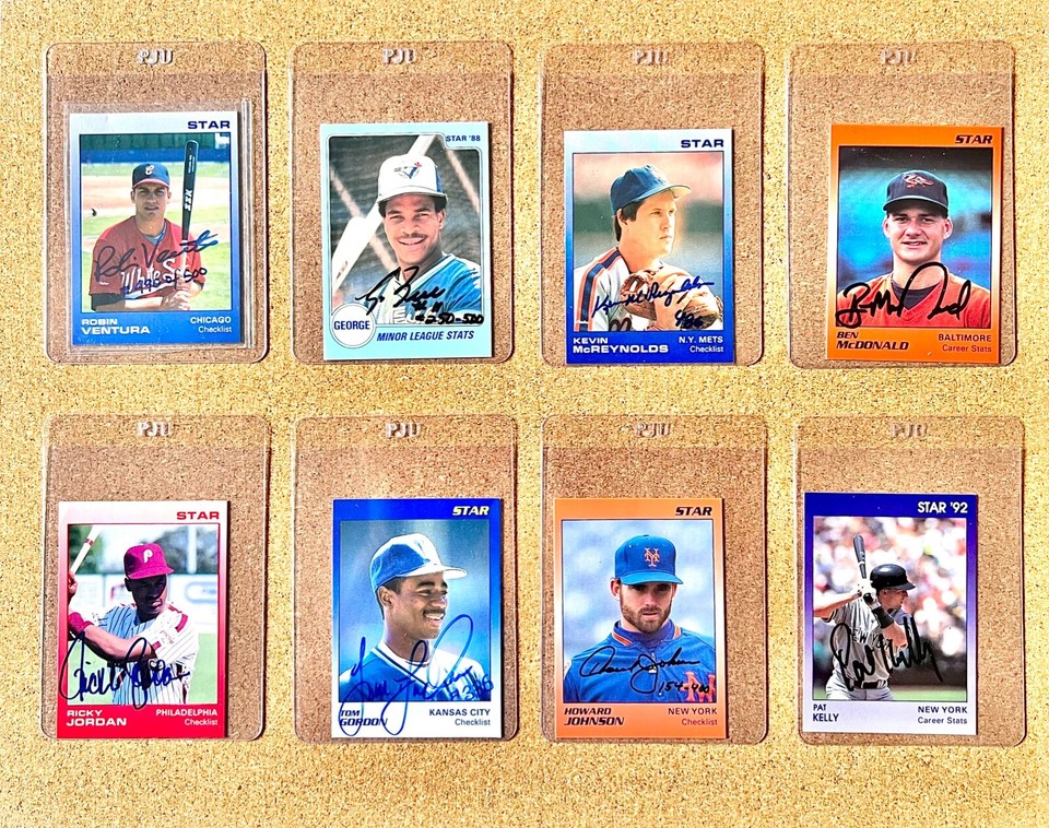 Rare Autographed Star Baseball Card Collection (36 Cards) | eBay
