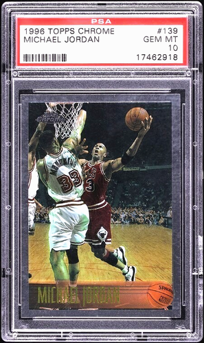 Michael Jordan 1996 Topps Chrome Basketball #139 PSA 10 Gem Mint | eBay