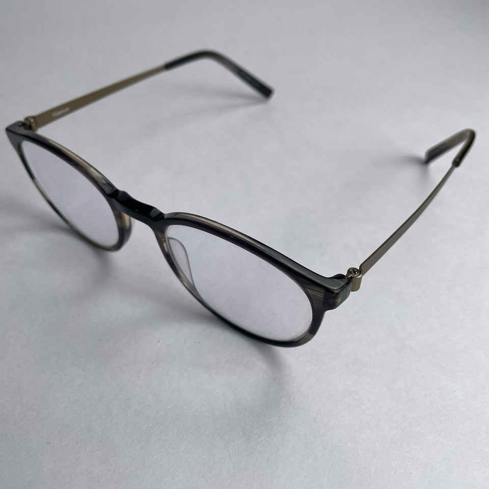 Specsavers Flexi 144 Eyeglasses Glasses Frames Brown Full Rim Round 49 ...