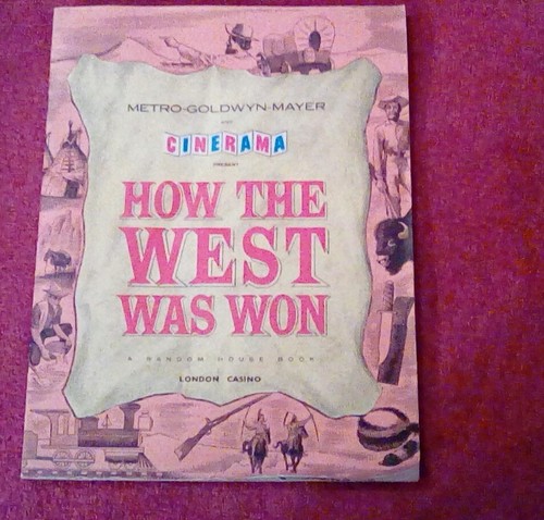 CINERAMA HOW THE WEST WAS WON RANDOM HOUSE BOOK 1962! COLOUR PHOTOS ...
